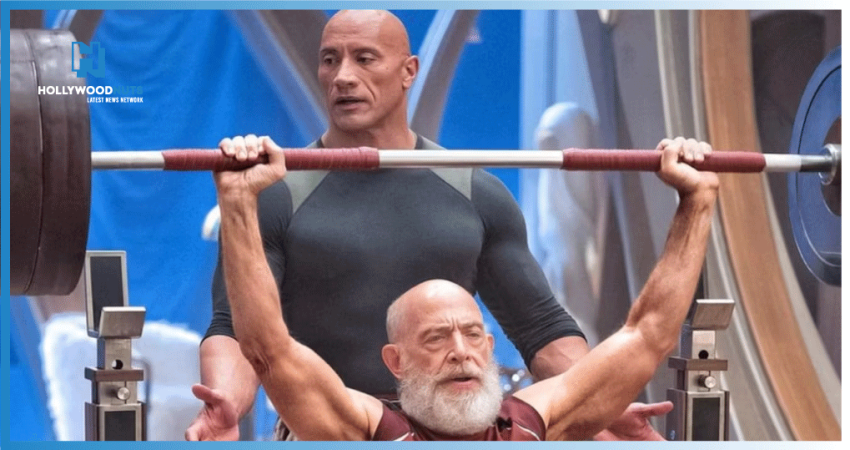Dwayne Johnson and JK Simmons look Ripped in photos from the Red One ...