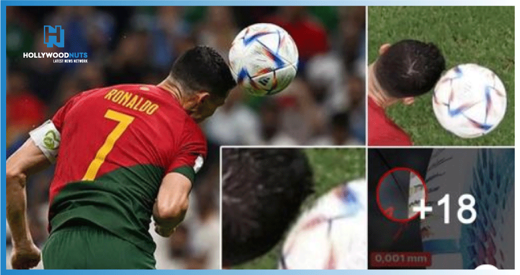 A strand of Cristiano Ronaldo's hair touched the ball, and millions of ...